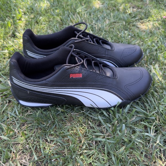 Puma | Shoes | Puma Redon Bungee Lace Up Mens Black Sneakers Size ...